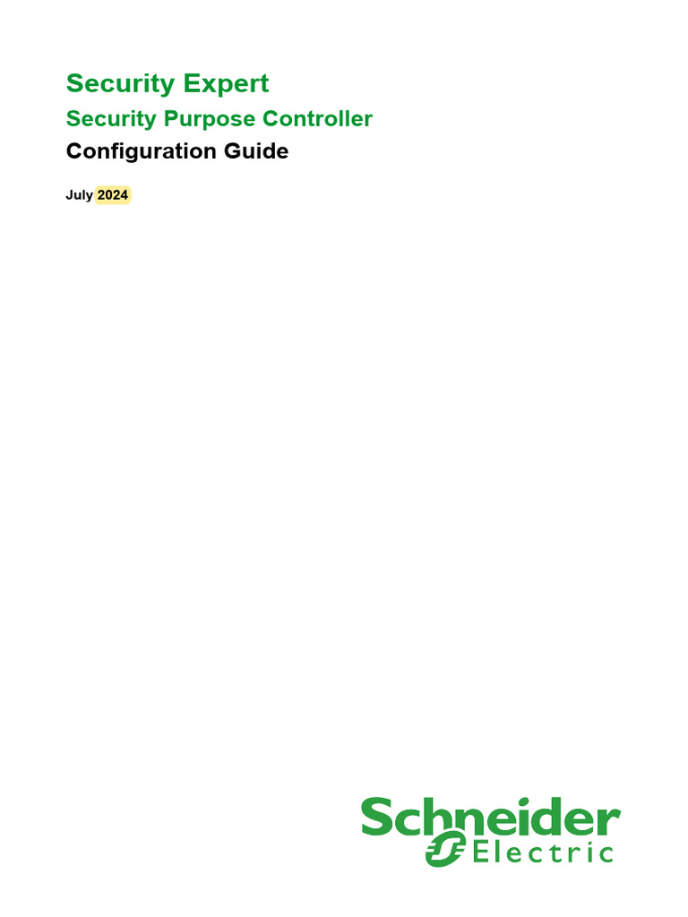 SP-C Security Expert - Security Purpose Controller - Configuration Guide-2024 | PDF | World Wide ...