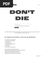 Bryan Johnson's Blueprint Protocol Guide | PDF