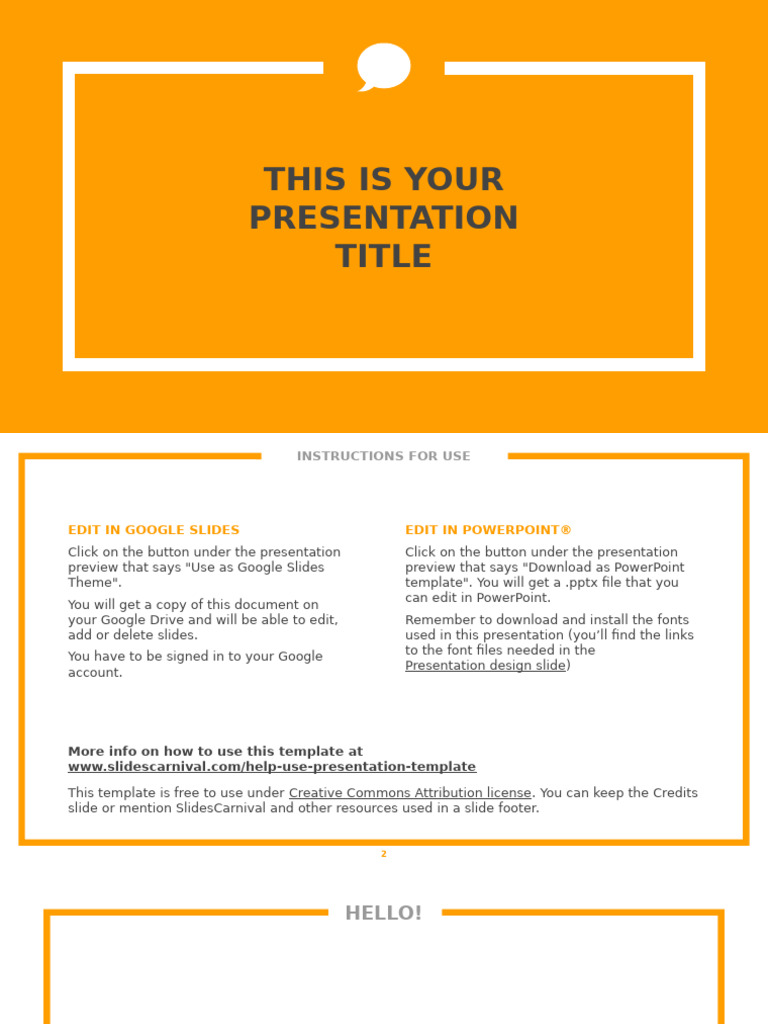 Perdita SlidesCarnival | PDF | Yellow | Color