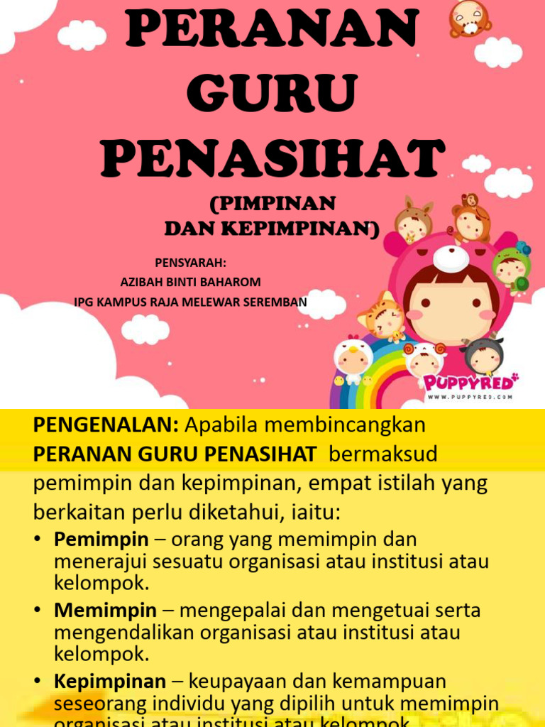 Topik 3 Peranan Guru Penasihat | PDF