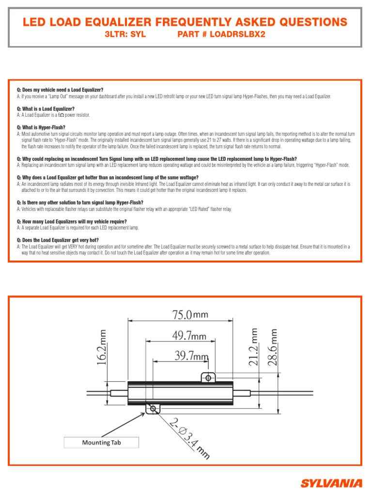 oreillyloadequalizerinstallationguide_en | PDF | Electrical Connector ...