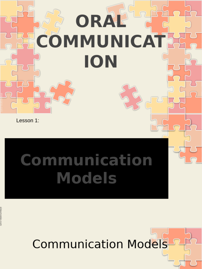 Oral Com Unit II | PDF | Communication | Nonverbal Communication