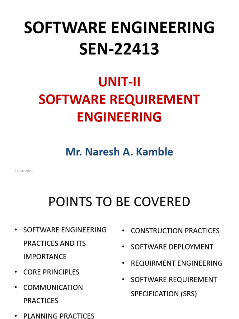 Chapter-II Software Requirement Engineering | PDF | Use Case | Computer Programming