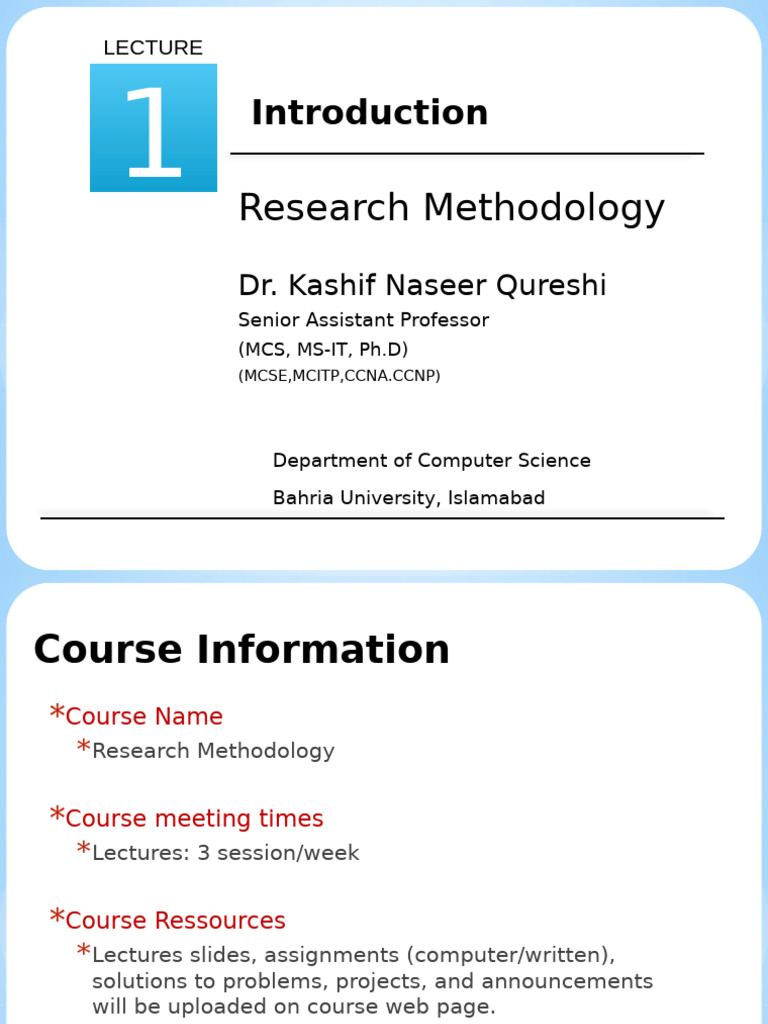 Research Methodology Course Guide | PDF | Thesis | Patent