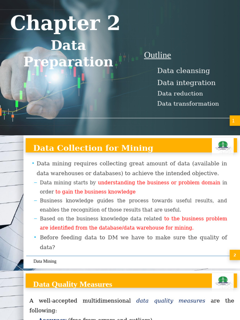 Chapter 3 Data Preparation | PDF | Statistical Classification | Machine ...