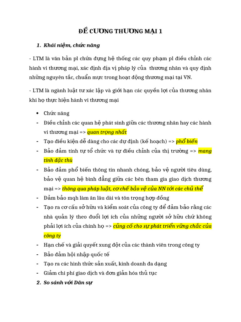 NỘI DUNG TM1 | PDF