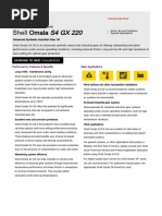 Shell Omala S2 G 220 Datasheet | PDF | Gear | Building Engineering