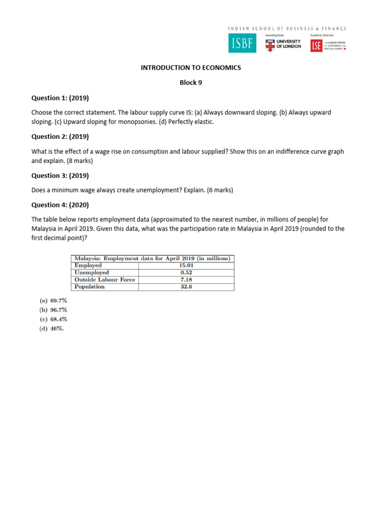 Block 9 Past Year | PDF