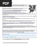 Oodgeroo Noonuccal's Dreamtime Poem Analysis | PDF | Indigenous ...