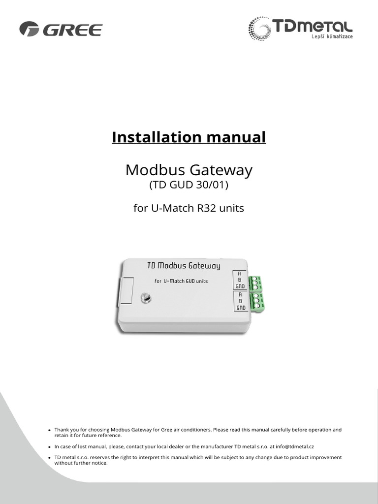 modbus_gateway_en | PDF | Electrical Connector | Data Transmission