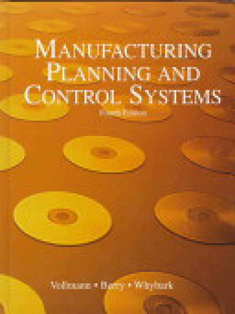 Manufacturing Planning and Control Systems | PDF