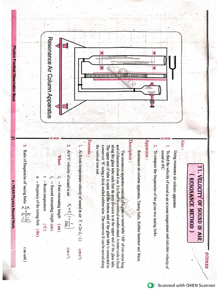 Physics Practical Record Part 2 | PDF