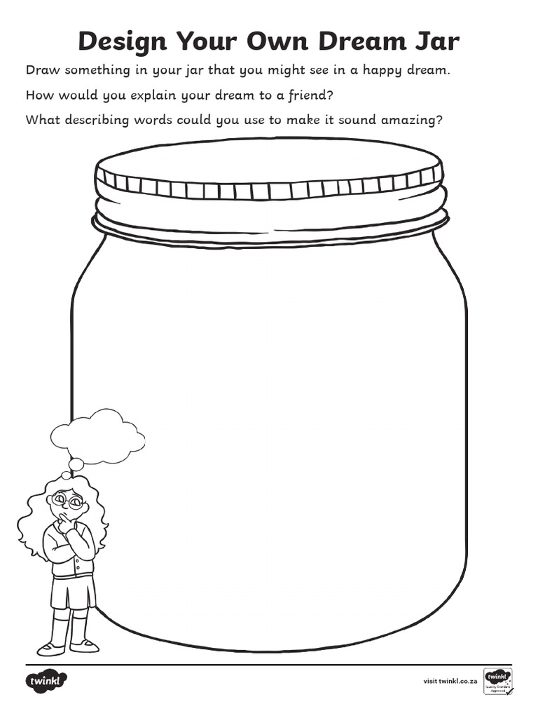Design Your Own Dream Jar Worksheet | PDF