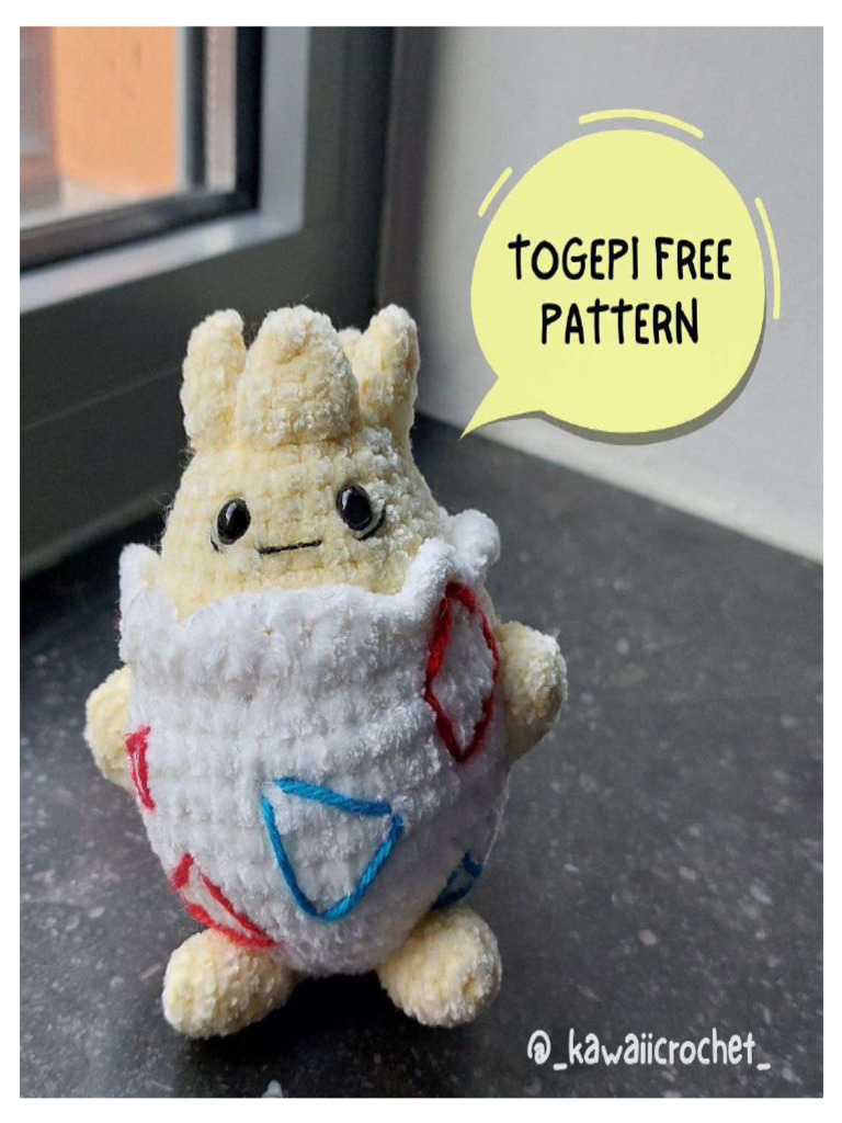 Togepi Crochet Pokemon PDF Pattern 1 | PDF