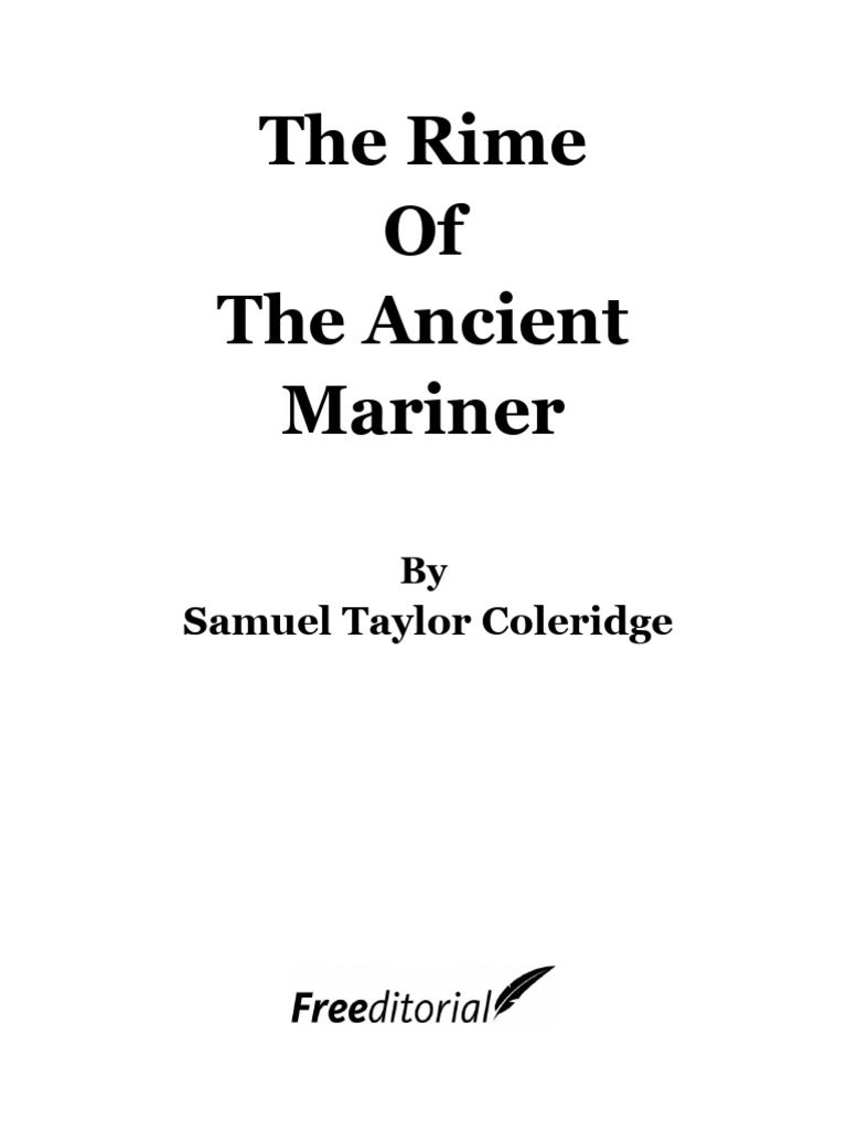 The Rime of the Ancient Mariner Poem | PDF