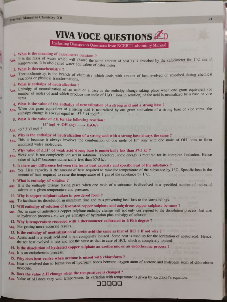 Viva Questions | PDF