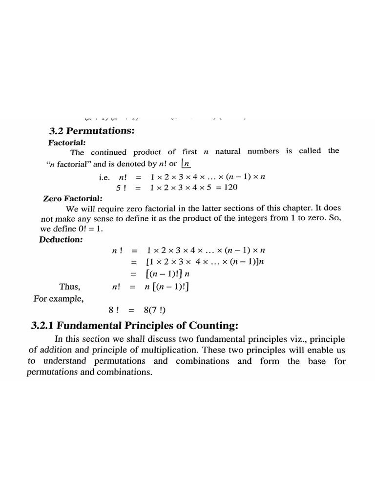 Permutations & Combination | PDF