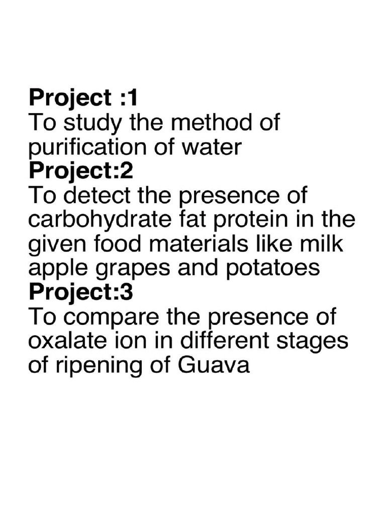 Chemistry Project | PDF
