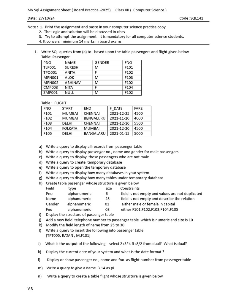mysql_assignment_1 | PDF | Data Management | Computer Data mysql_assignment_1 | PDF | Data Management | Computer Data