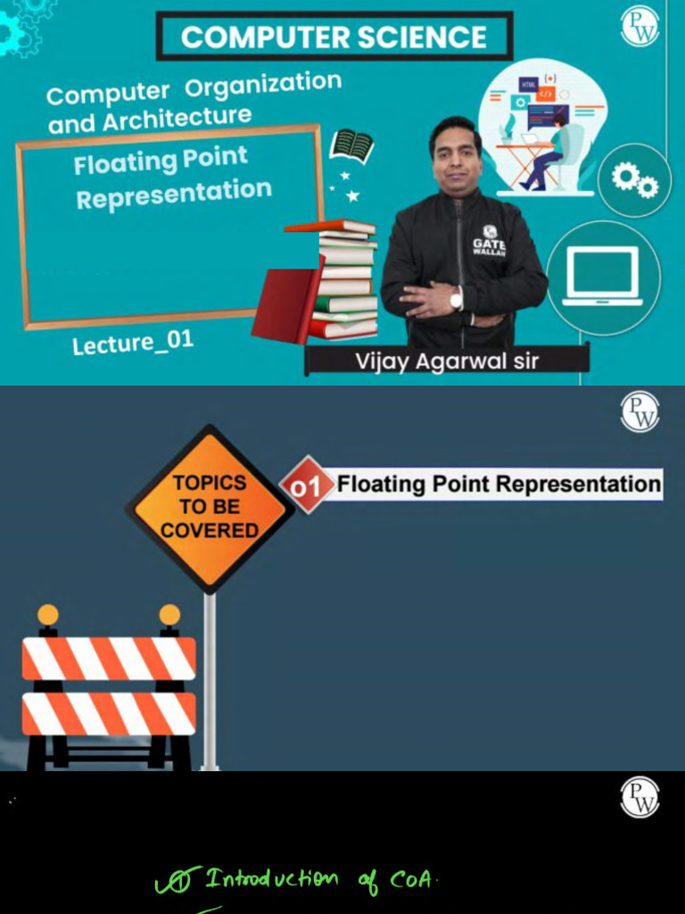 Floating Point Representation 01 - Class Notes | PDF