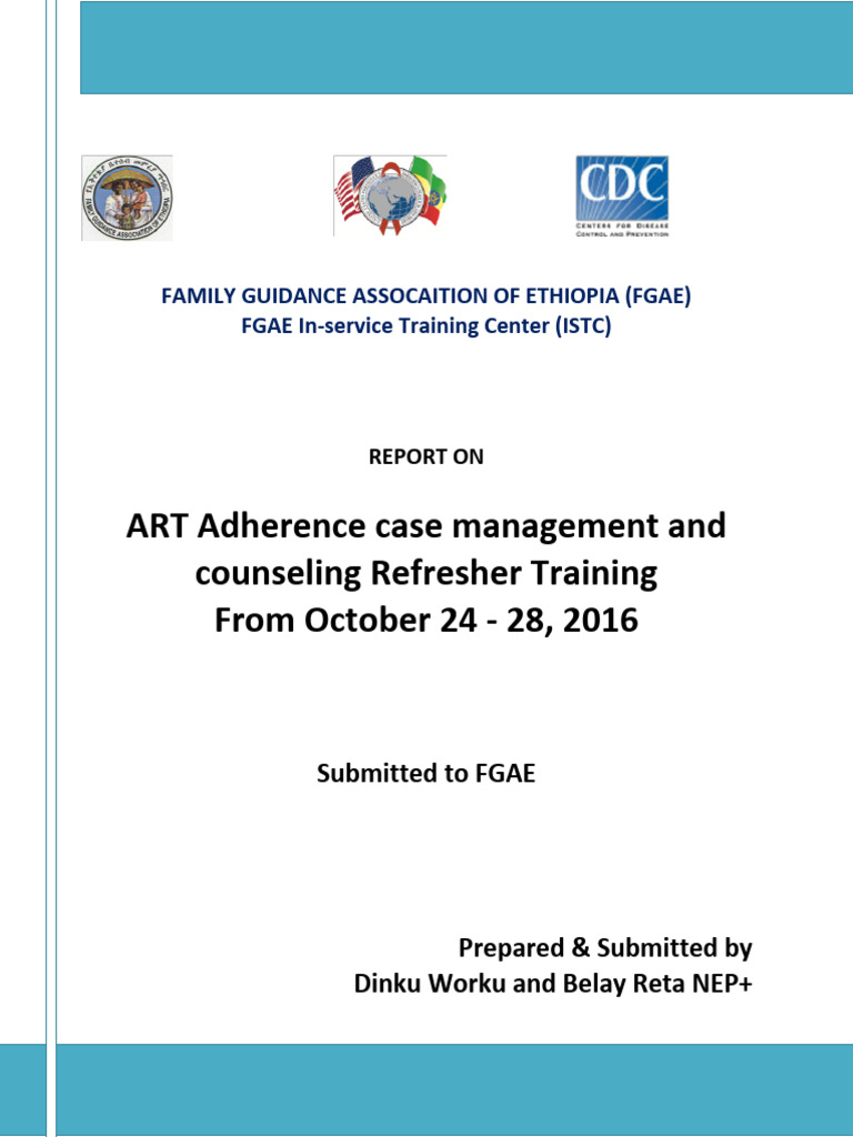 FGAE 2016 Refresher Training Report | PDF | Hiv/Aids | Sexually ...