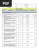 BOQ - Electrical Work | PDF