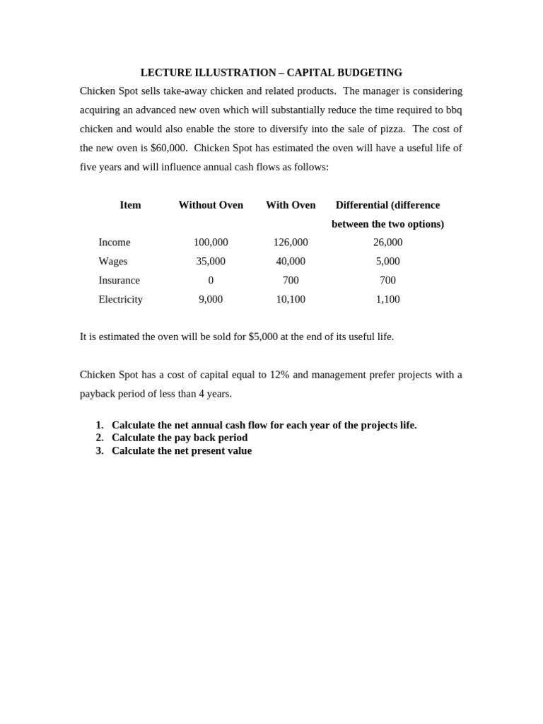 2b Capital Budgeting Modified Pdf