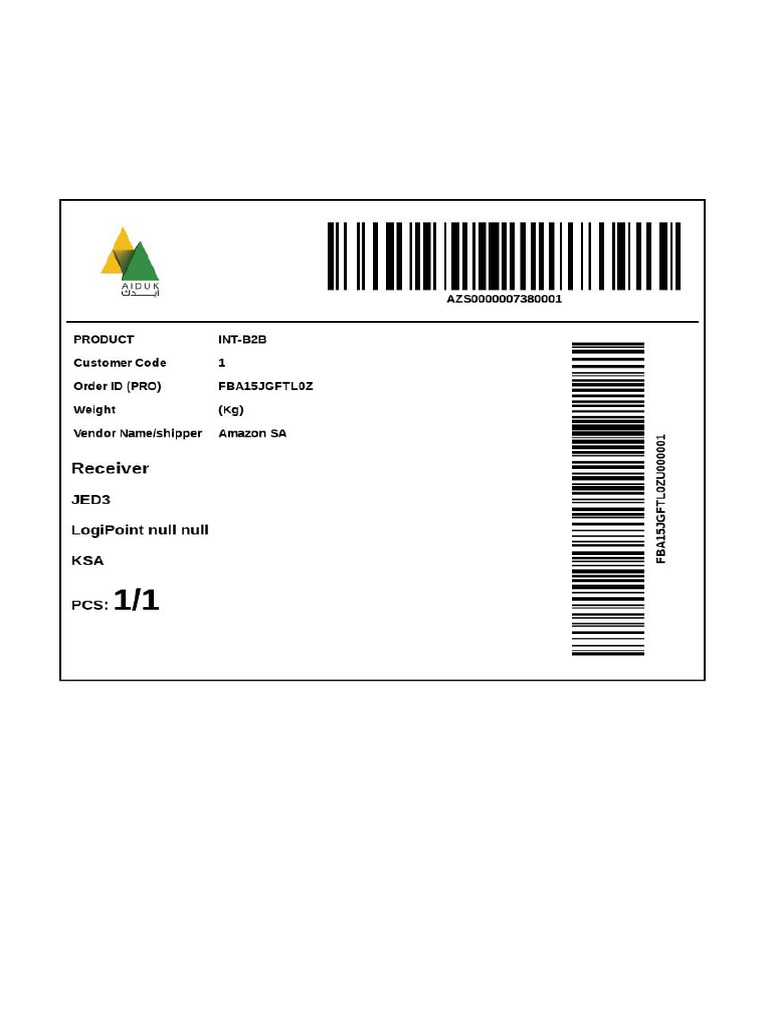 Amazon Box Label | PDF