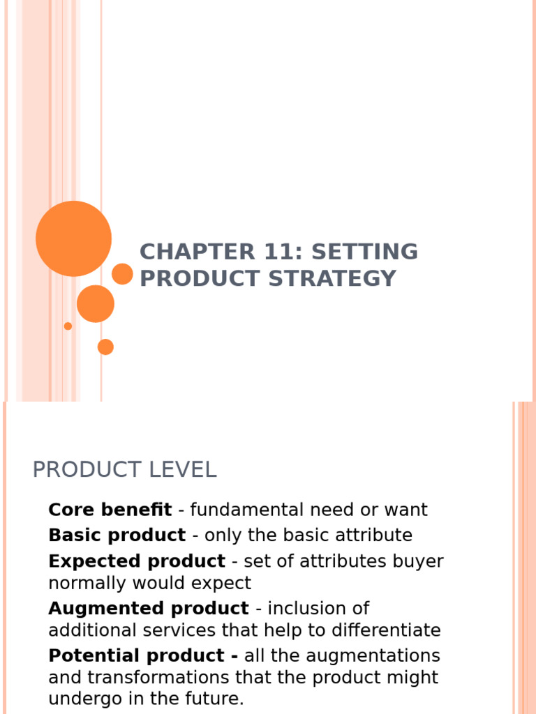 Chapter 12 Setting Product Strategy MAIN | PDF