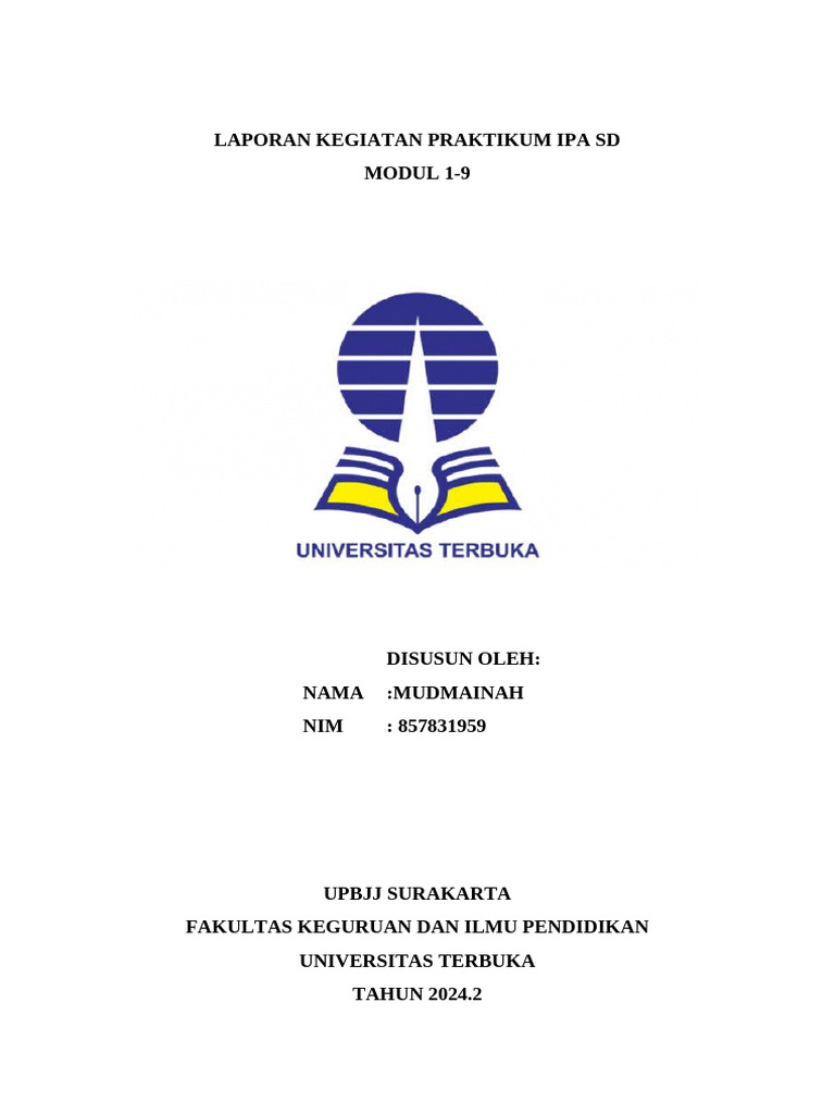 LEMBAR PRAKTIK IPA COVER Mutya | PDF