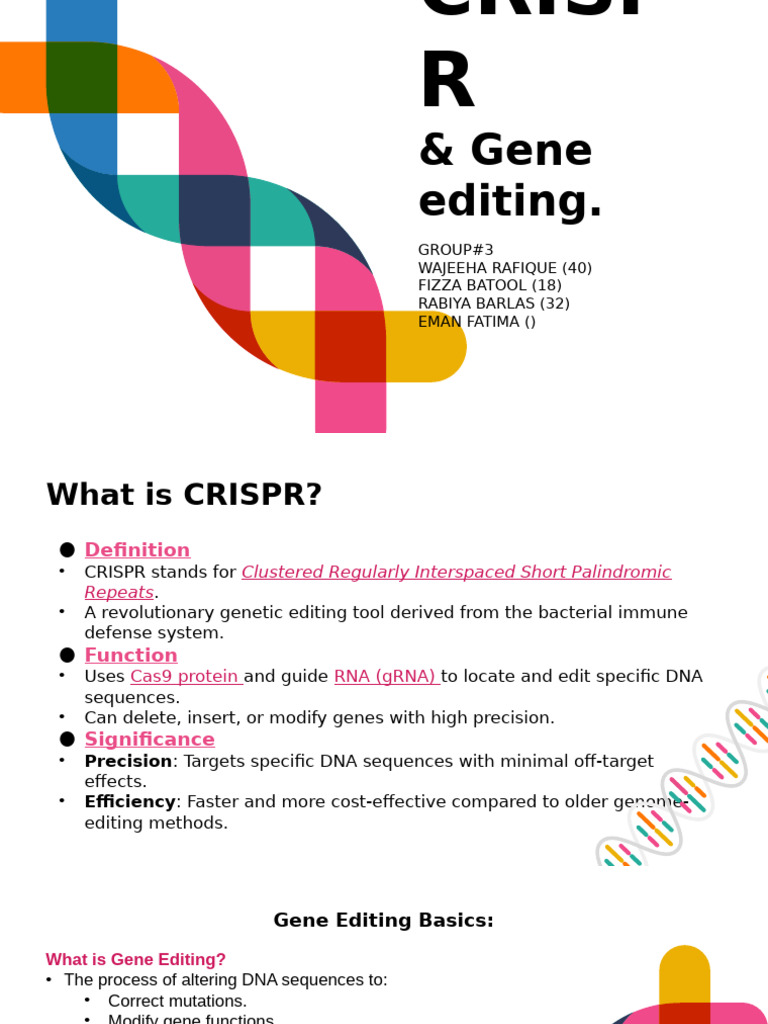 genetics final ppt..... | PDF | Crispr | Biology