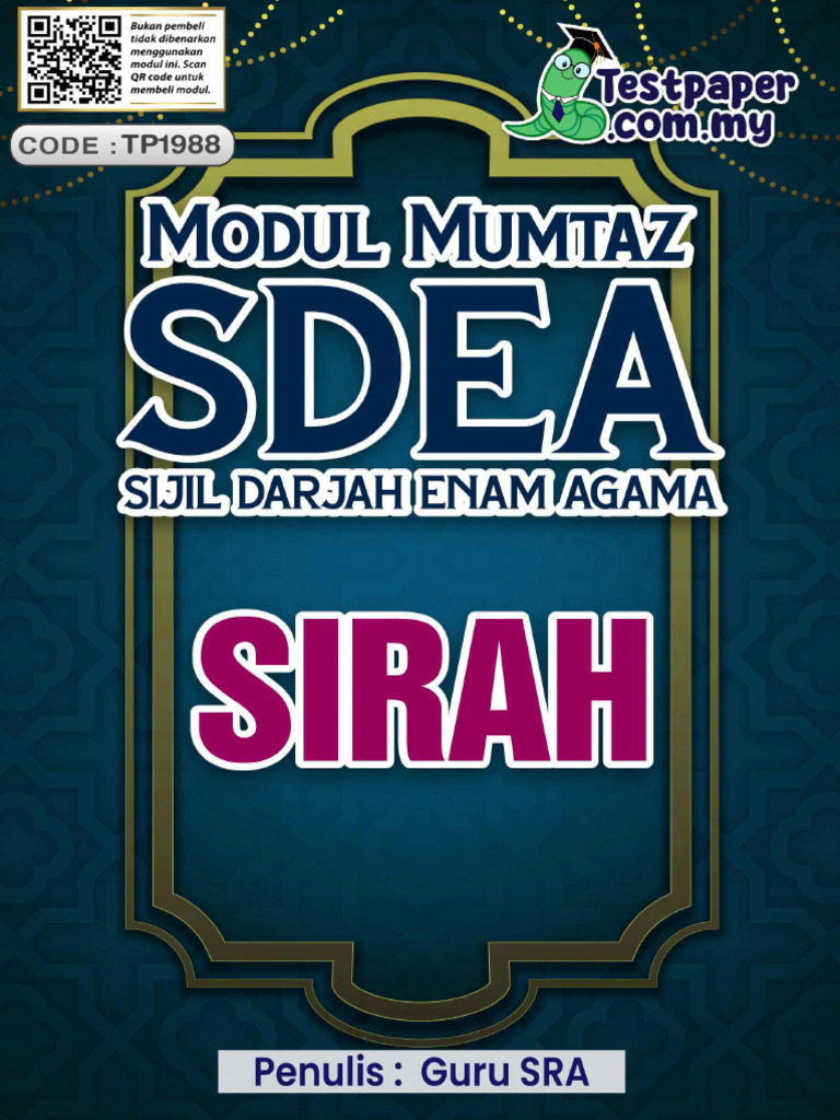 - Kombo Sdea 8 Set Modul Mumtaz Sijil Darjah Enam Agama2 | PDF