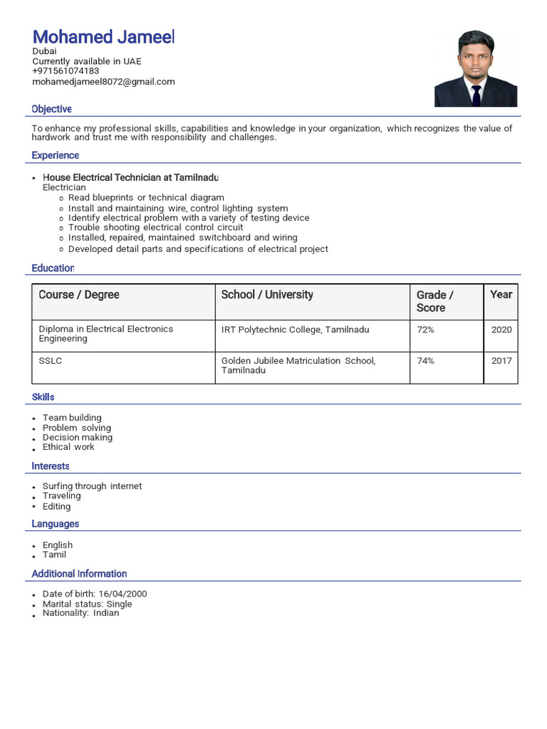 Jameel CV | PDF