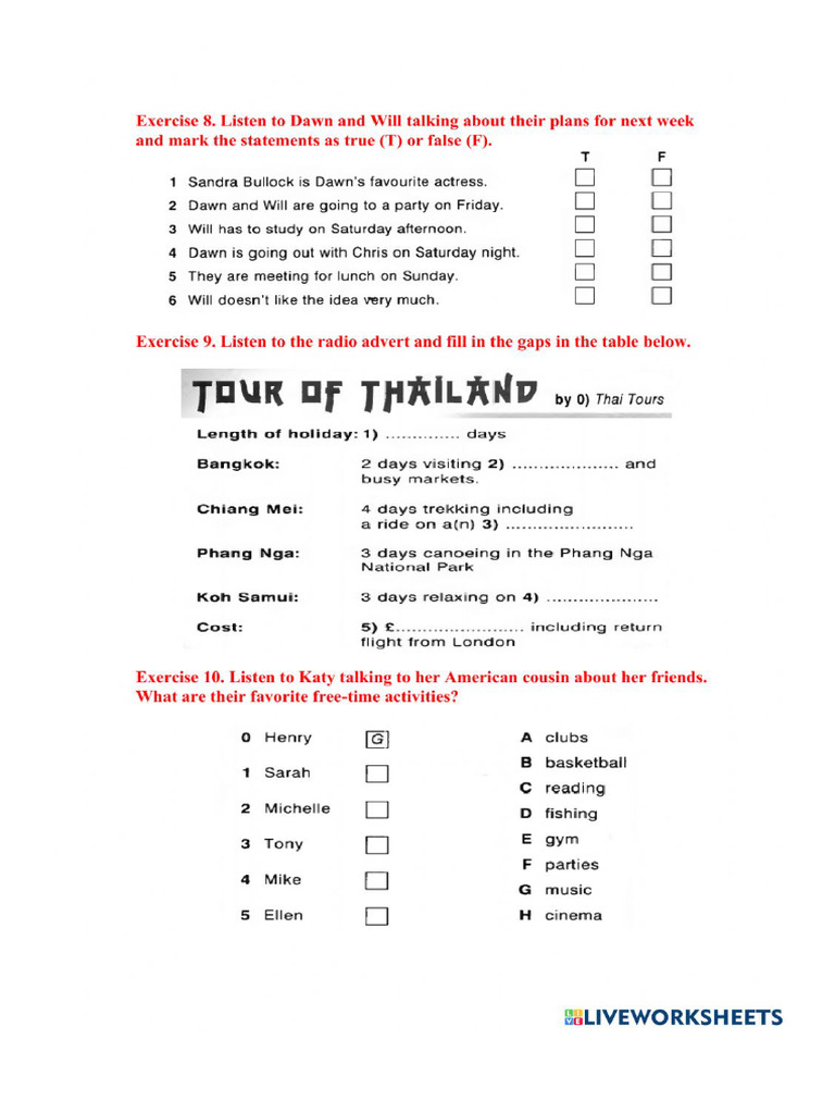 Worksheet 1940900 | PDF