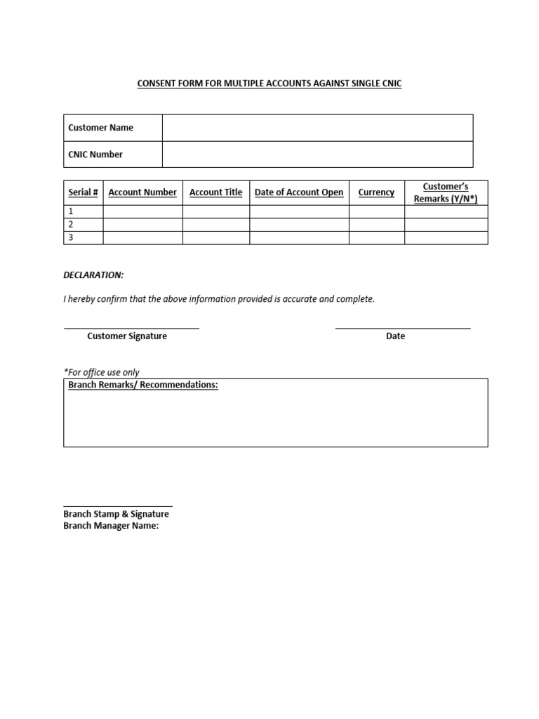 Undertaking Form | PDF