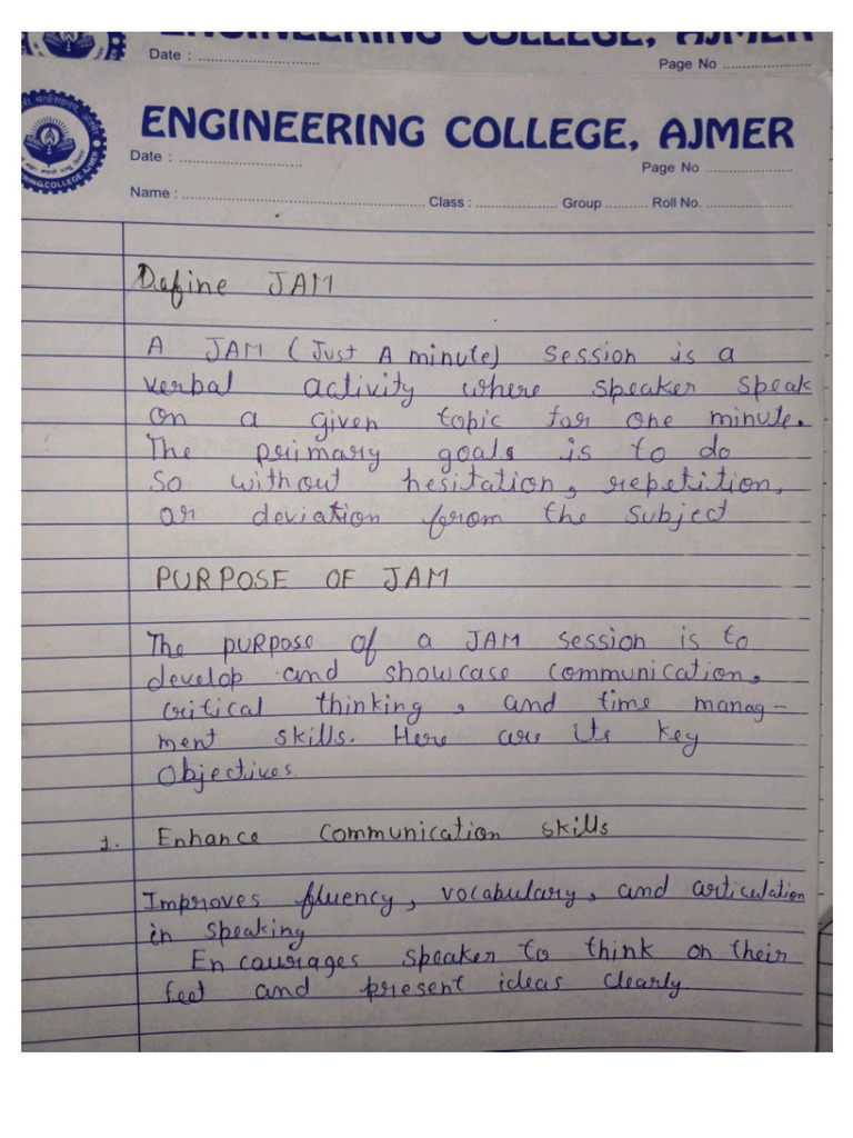 JAM (Complete) | PDF