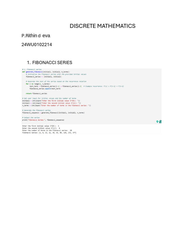 Dm Assignment 1 (1) | PDF