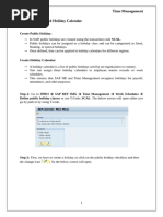 Factory Calendar in SAP | PDF | Workweek And Weekend | Holidays