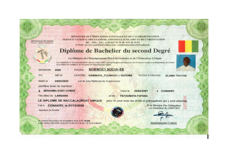 Diplome Du Bac | PDF