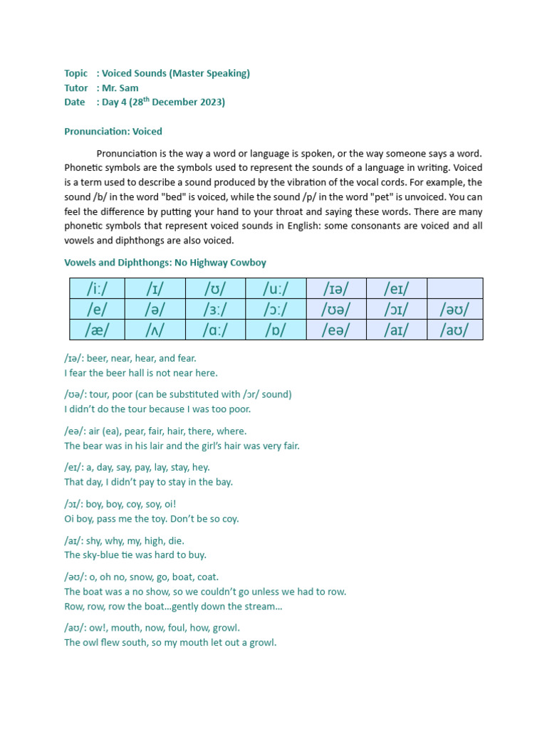 Voiced V.3 | PDF | Languages | Foreign Language Studies