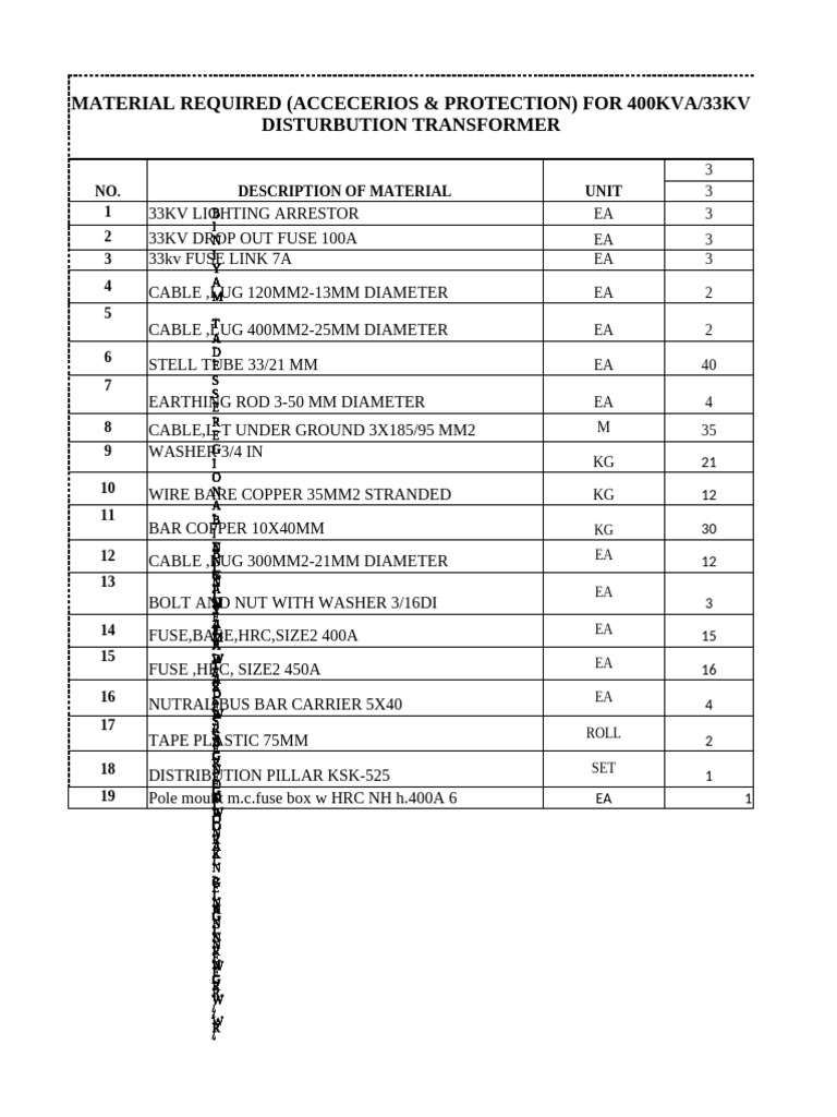 Transformer Spec Pdf Fuse Electrical Wire
