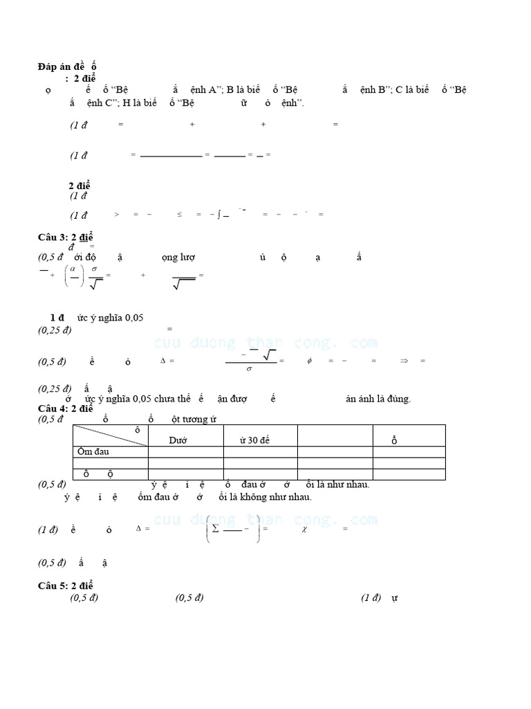 Xac-Suat-Thong-Ke - Da - De22 - (Cuuduongthancong - Com) | PDF