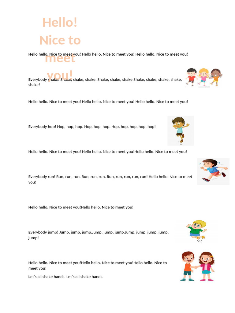 Hello Hello | PDF
