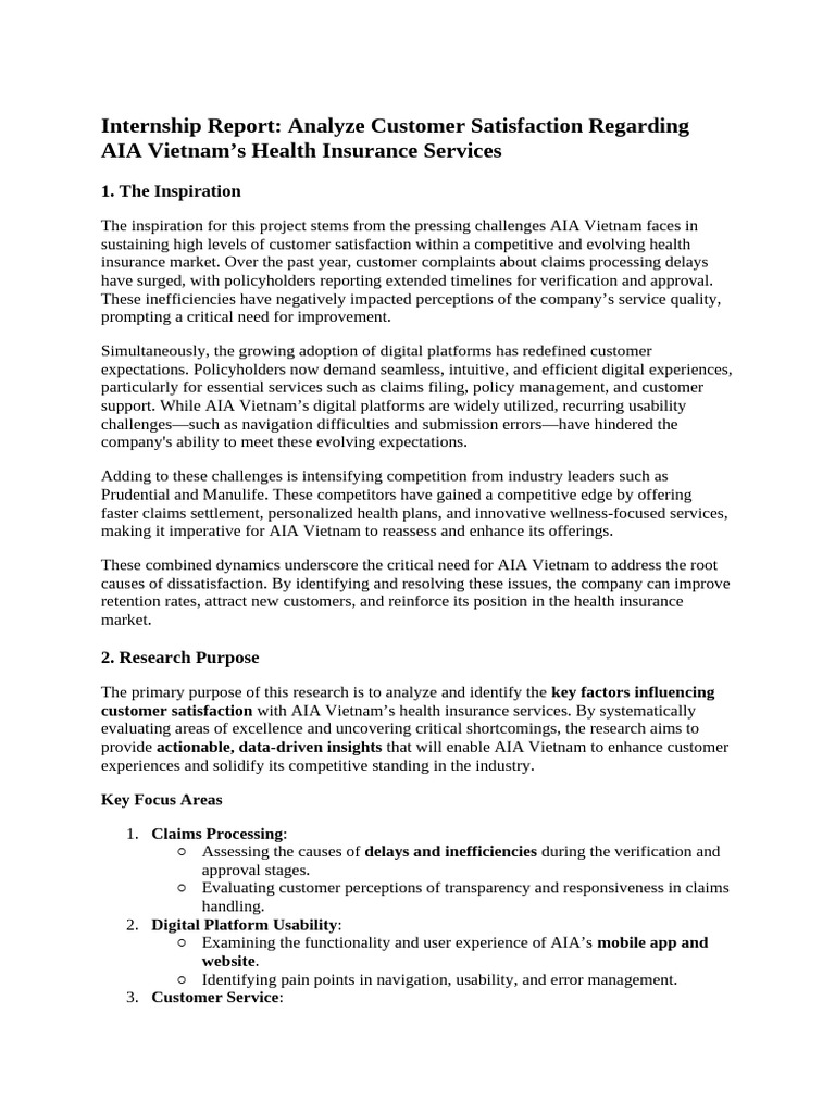 AIA-Intern-Report (1) | PDF | Usability | Business