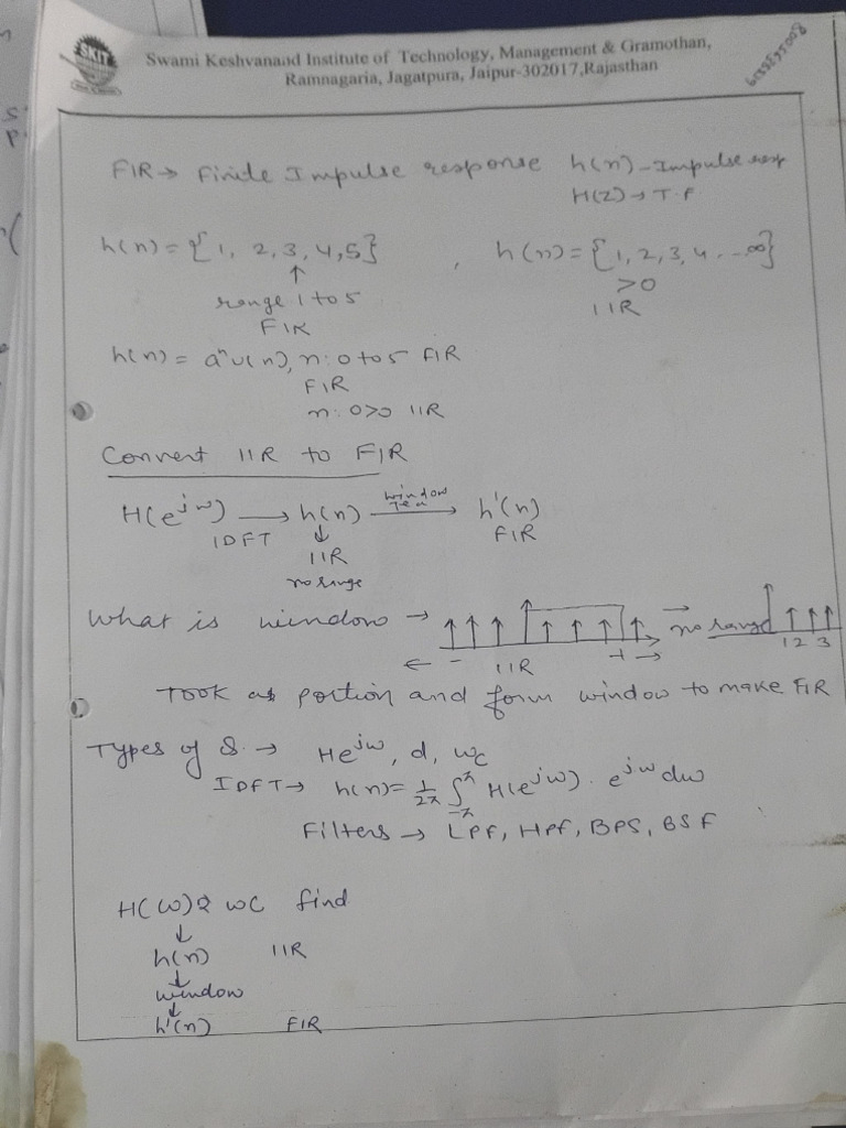 IIR To FIR | PDF