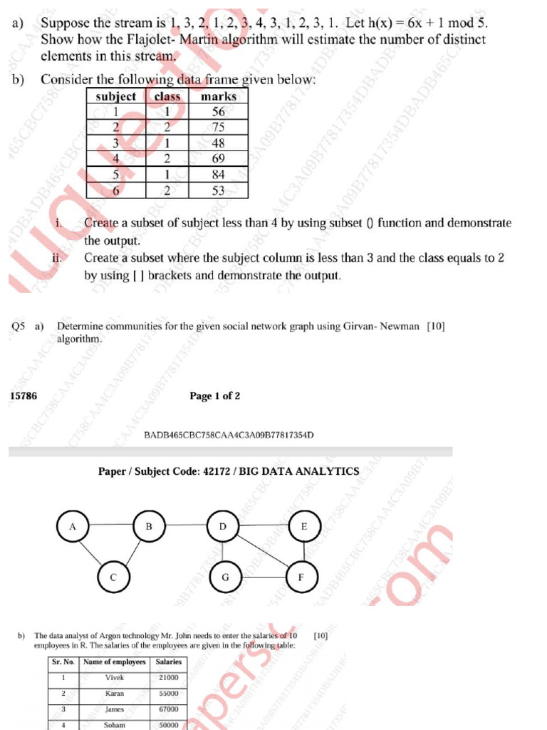 Bda Final Sem 7 | PDF | Apache Hadoop | Map Reduce