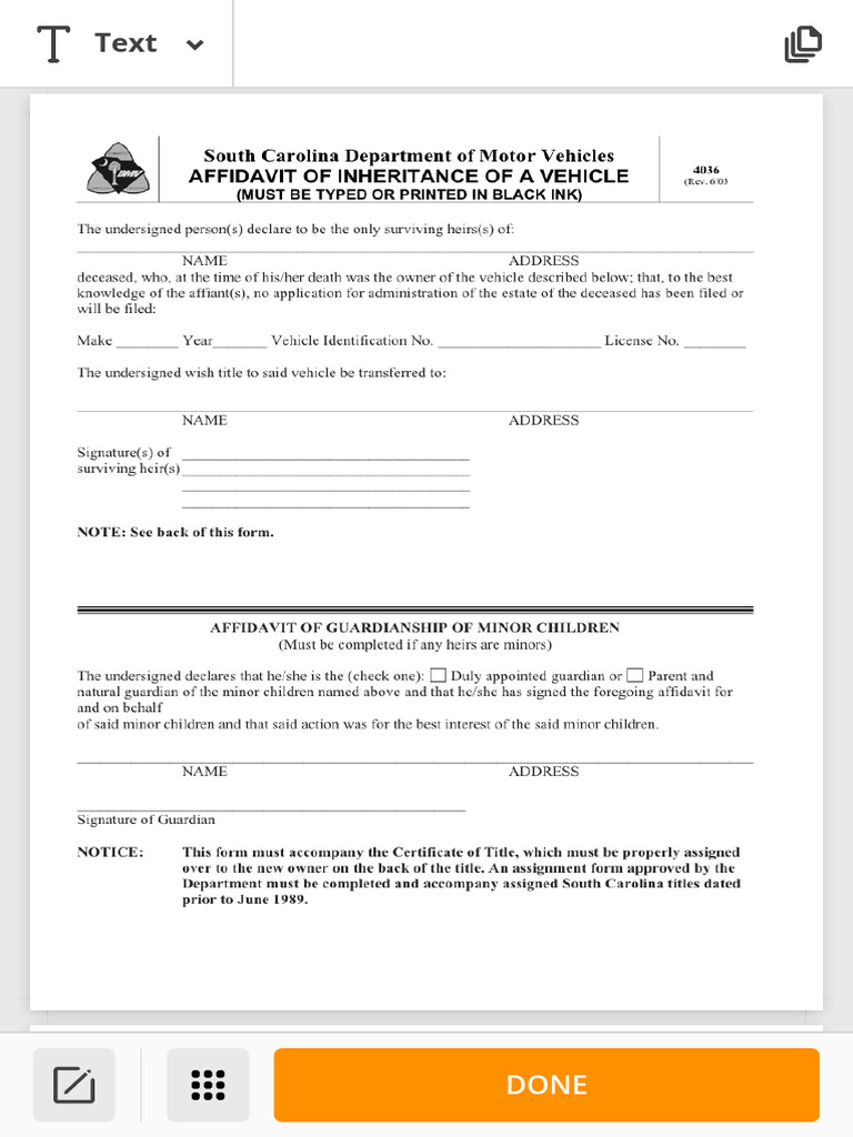 PDFfiller - Inheritance Format PDF | PDF