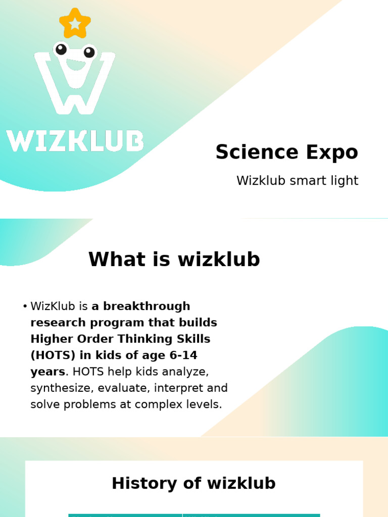 Science Expo Wizklub Smart Light | PDF | Internet Of Things | Electronics