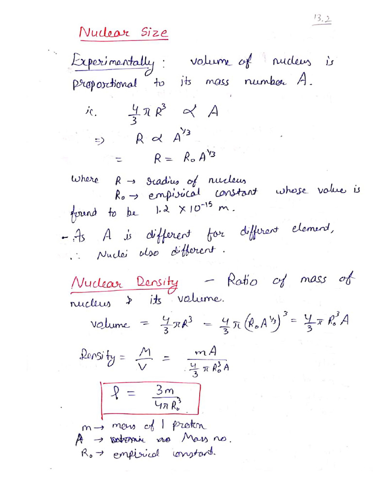 Nuclei - CH 13 | PDF