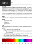 Magnesium Flame Test Results Analysis | PDF | Emission Spectrum | Magnesium
